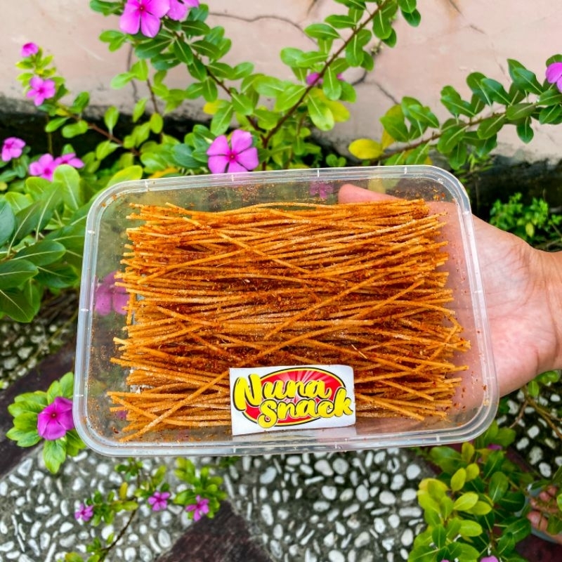 Jual MIE LIDI BOX 500ML // Rasa Pedas Balado Jagung Manis Jagung Bakar // Cemilan Pedas Enak ...