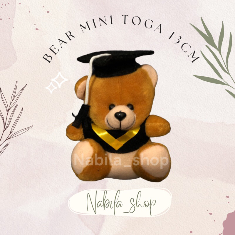 Jual Bear Mini + Toga 13cm / Bear Wisuda | Shopee Indonesia