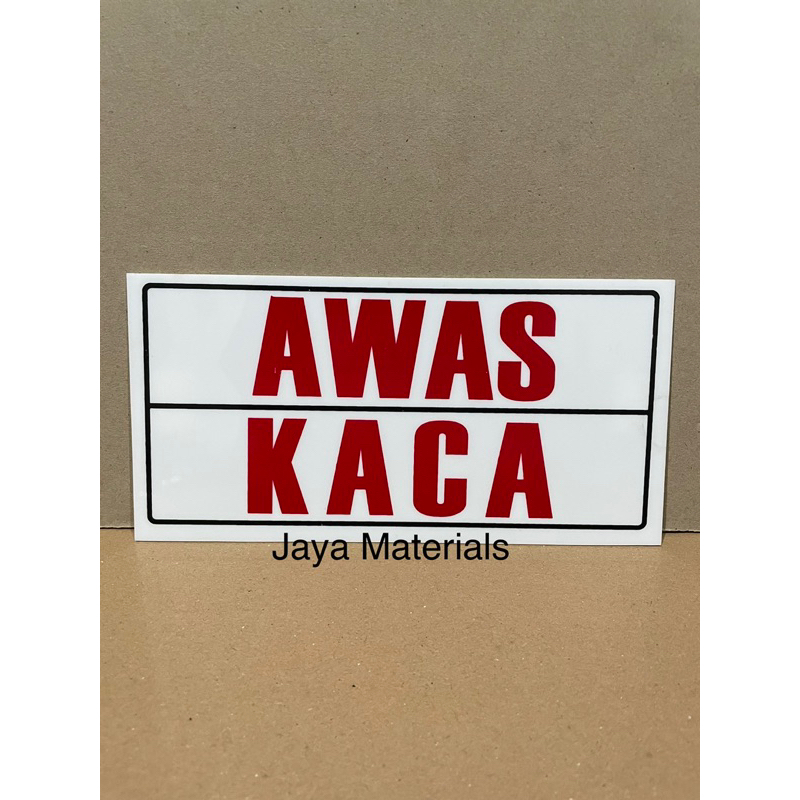 Jual tempelan dinding atau sticker hiasan sign board petunjuk tulisan ...
