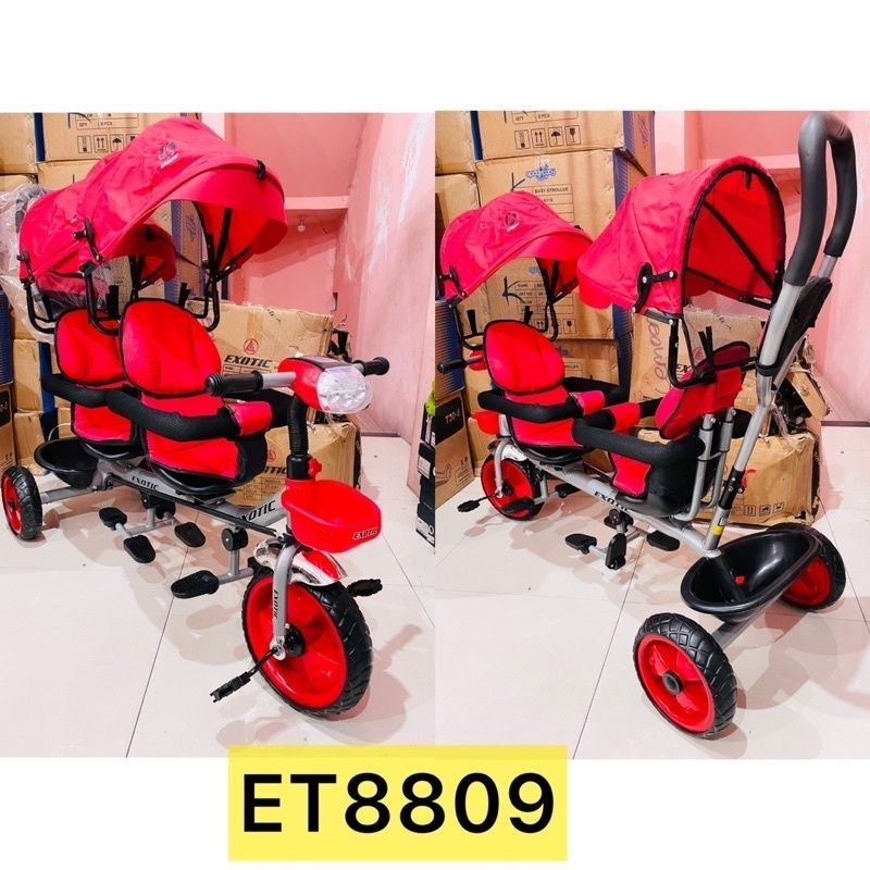 Jual SEPEDA DORONG RODA TIGA ANAK KEMBAR SB1013 ET 8809 / LW366 LW 366 ...