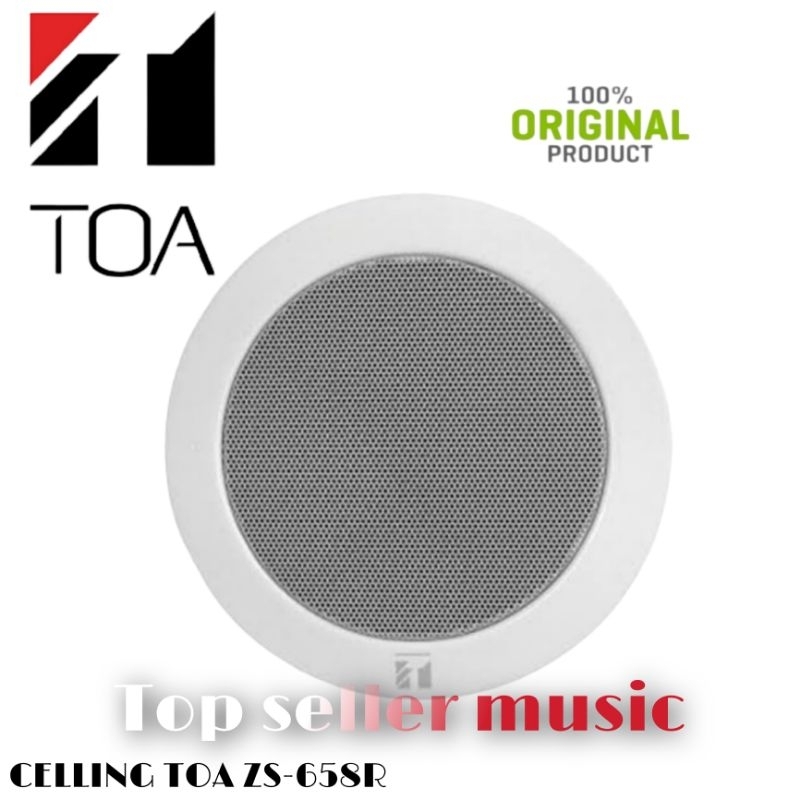 Jual TOA ZS-658R ( CELLING SPEAKER 6W / SPEAKER PLAFON 6W ORIGINAL TOA SPEAKER | Shopee Indonesia
