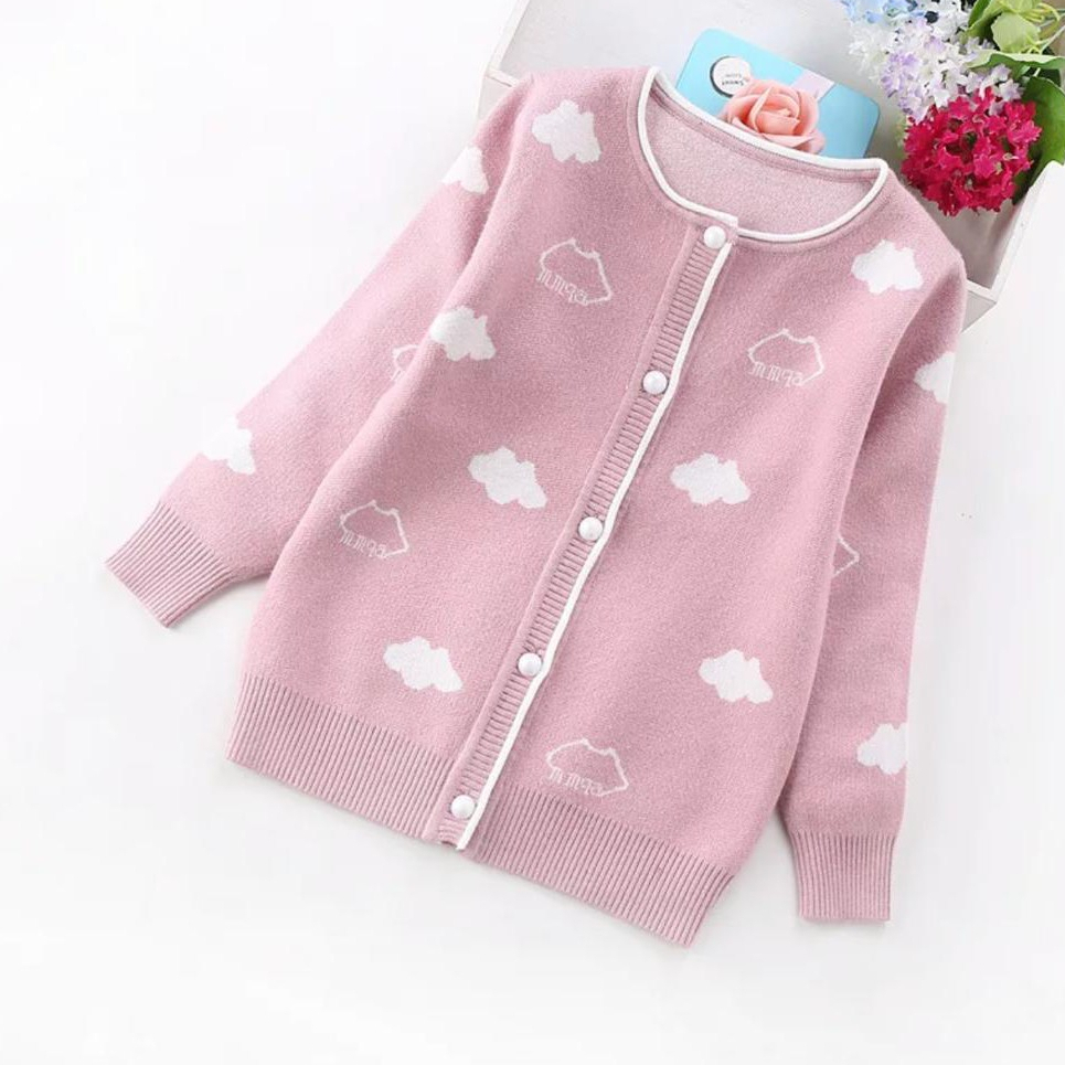 Jual Zahra - Cardigan Baju Anak Perempuan Cloud Cardy | Kardigan Rajut ...