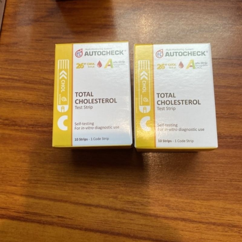 Jual Autocheck strip kolesterol isi 10 pcs refill cholesterol test ...