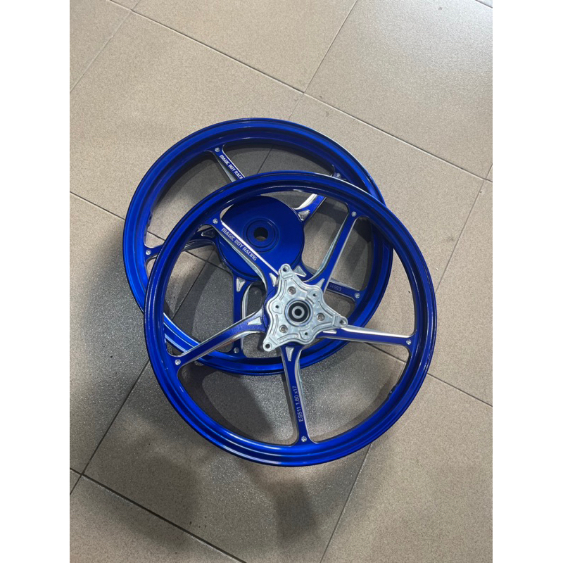 Jual Velg enkei hylos magic boy 505 511 Warna biru oren Ukuran. 185/160/17.buat motor AEROX ...