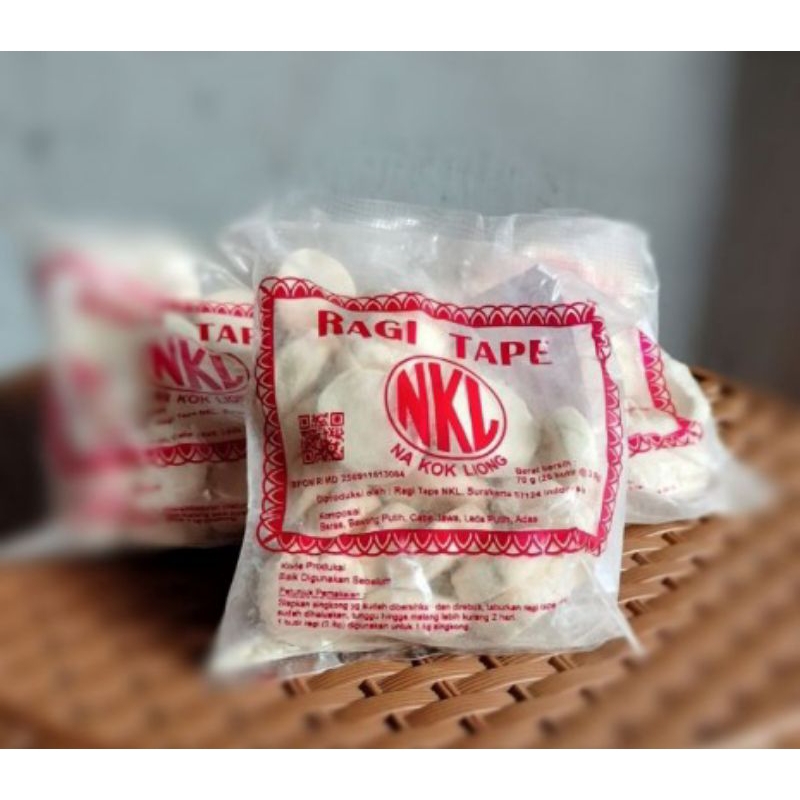 Jual RAGI TAPE NKL ISI 70 GRAM 25 BUTIR 70g TERBAIK BERKUALITAS PAKAN ...