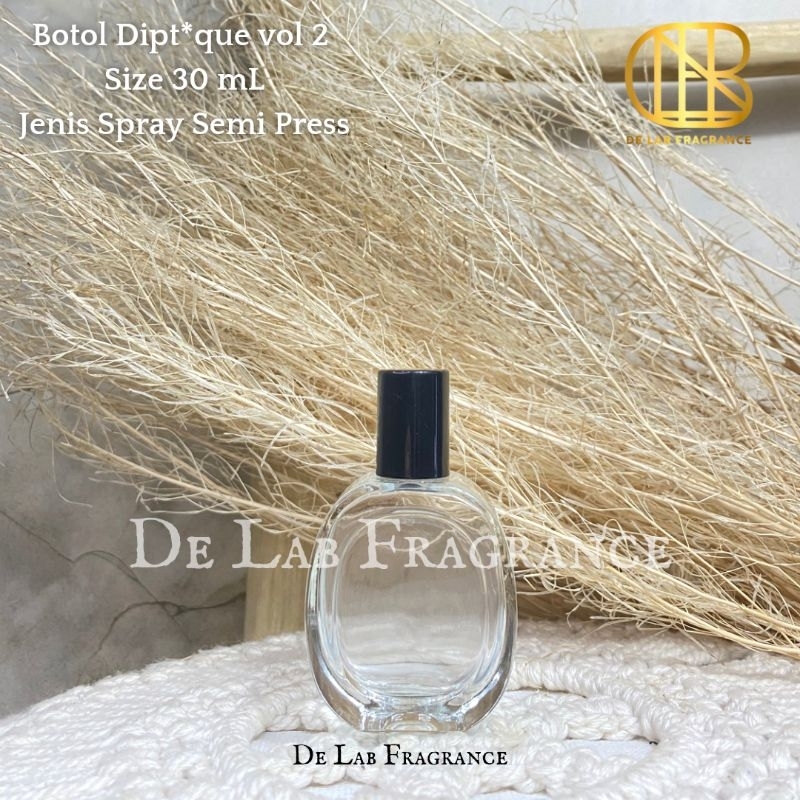 Jual botol parfum dipty*q vol.2 30 ml semi press/botol parfum oval 30 ...