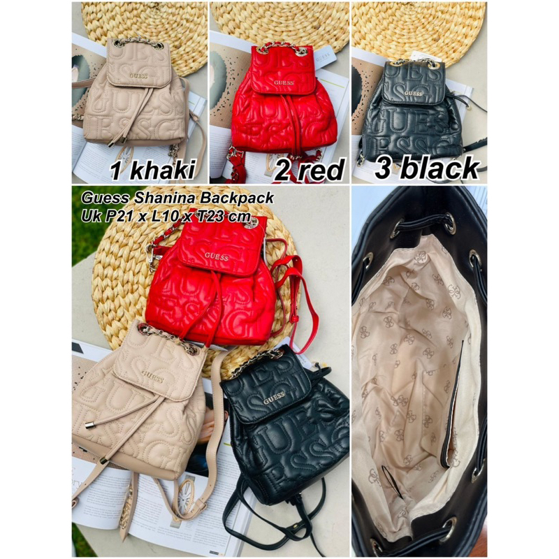 Jual Guess Shanina Backpack Ori | Shopee Indonesia