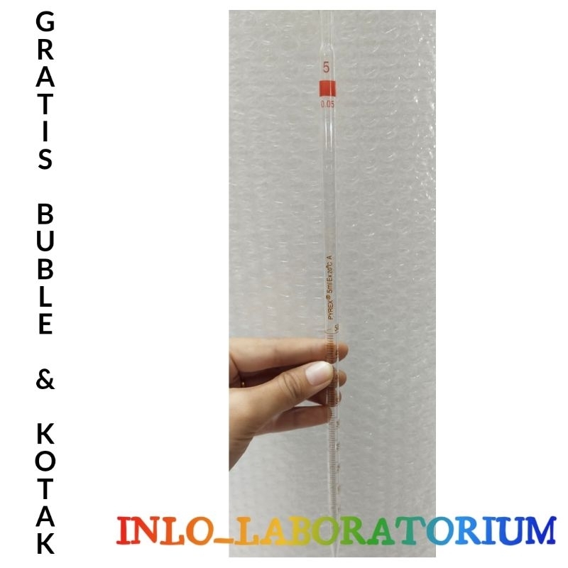 Jual Pipet Ukur 5 ml PYREX & IWAKI/Measuring Pipet | Shopee Indonesia