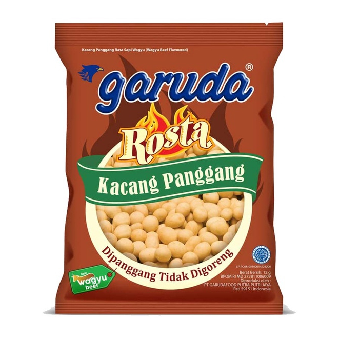 Jual GARUDA Kacang Panggang Rosta Wagyu Pack 95gr | Shopee Indonesia