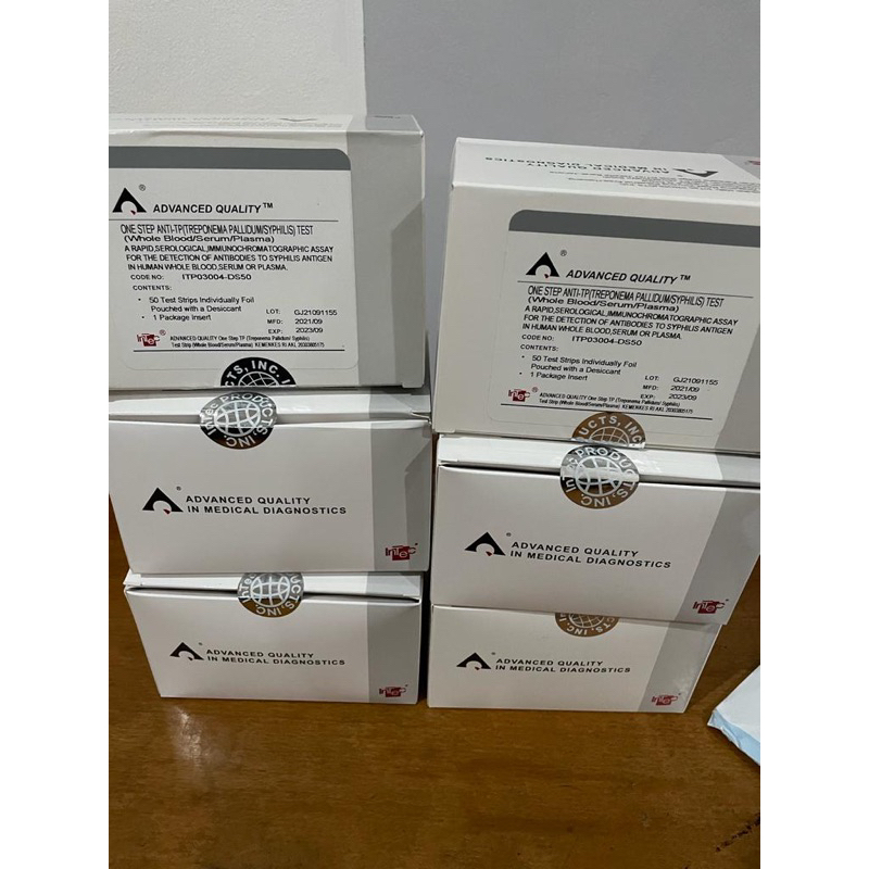 Jual Tes Syphilis Strip Merk Intec isi 50 Pcs Harga Promosi | Shopee ...