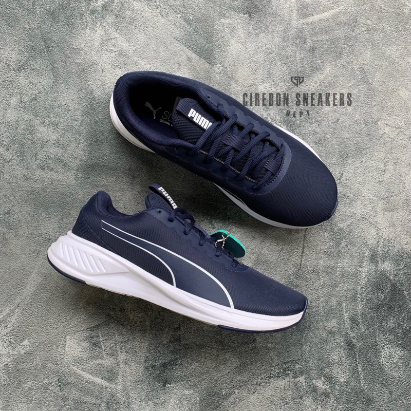 Jual PUMA EASY RUNNER LIGHT NAVY - ORIGINAL | Shopee Indonesia