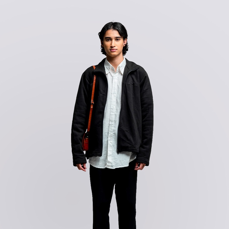 Jual AILE Bryant Jaket Full-zip Hitam | Shopee Indonesia