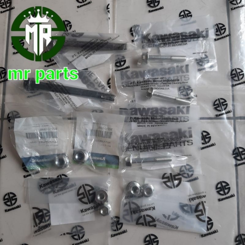 Jual baut baut engine mounting pegangan mesin set kawasaki ninja r ss ...