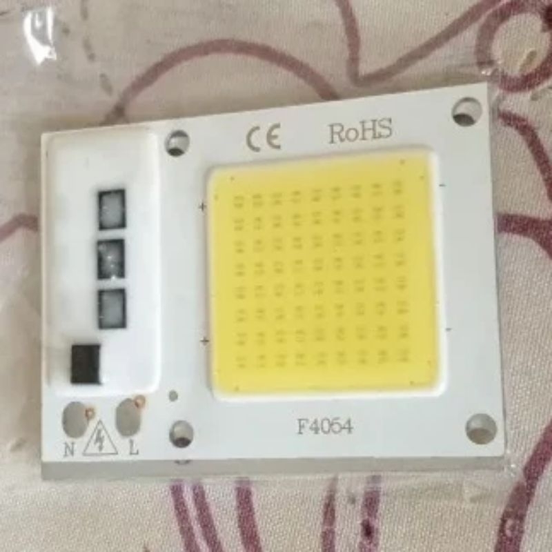 Jual LED HPL 50W 220Volt Suku cadang Lampu sorot LED HPL COB 220V AC ...