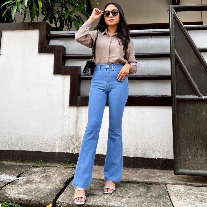 Jual CELANA CUTBRAY JEANS HIGHTWAIST | HW CUTBRE JEANS | Shopee Indonesia