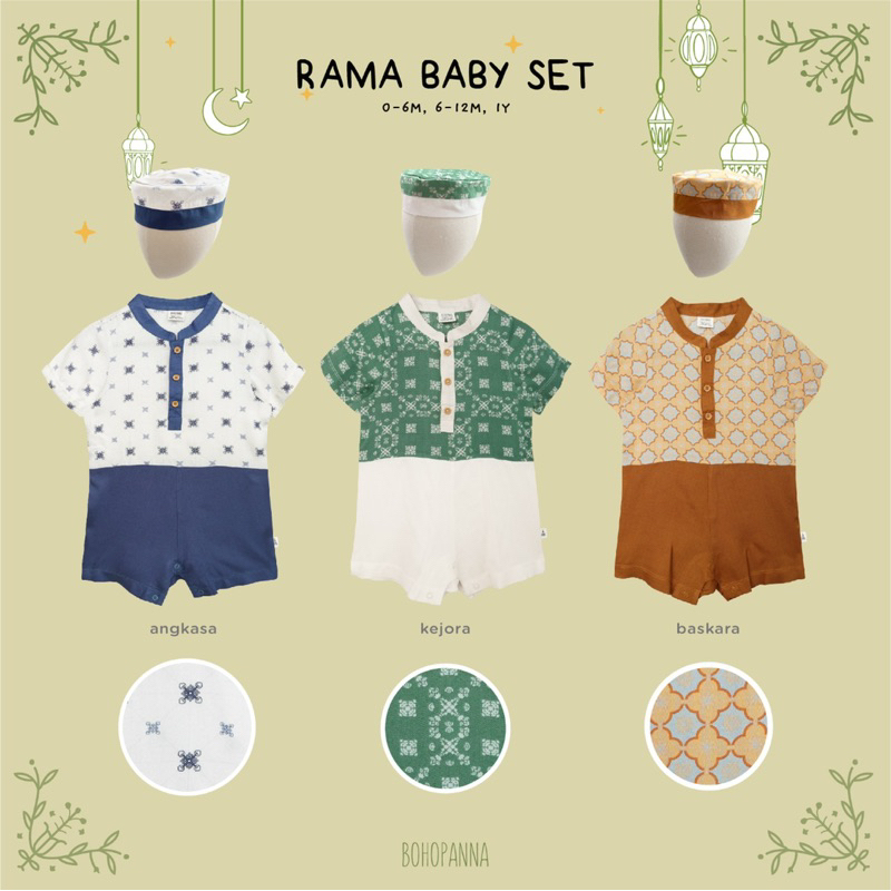 Jual BOHOPANNA - rama baby set (baju koko anak cowok) | Shopee Indonesia