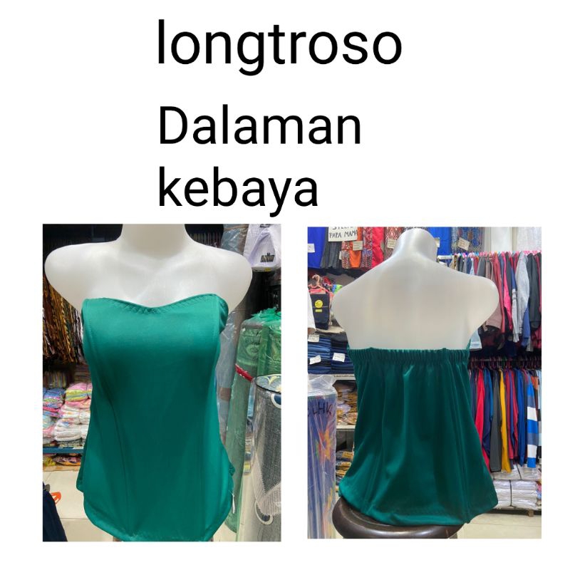 Jual Longtroso / kemban / dalaman kebaya / tosso / kamisoll | Shopee ...