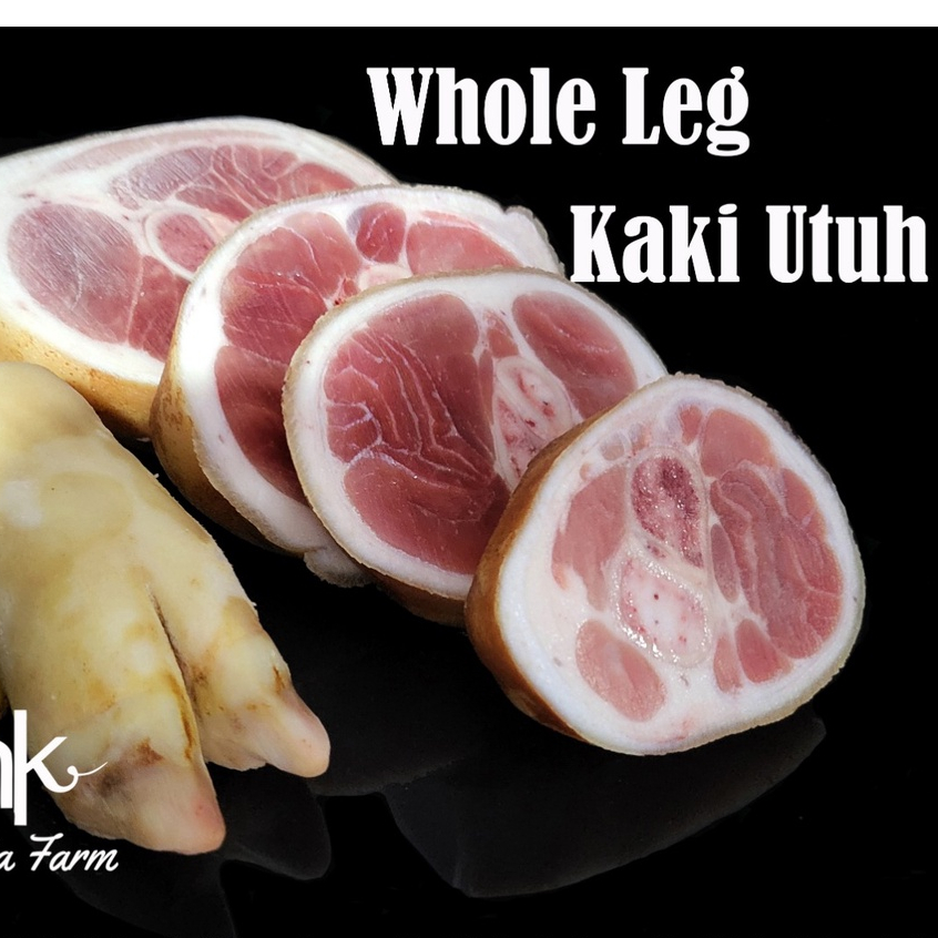 Jual Kaki Babi Utuh - Whole Pork Leg - Daging Babi Organik | Shopee ...
