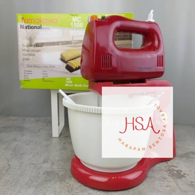 Jual Mixercom 1506 Yamakawa Stand Mixer 2liter MURAH | Shopee Indonesia