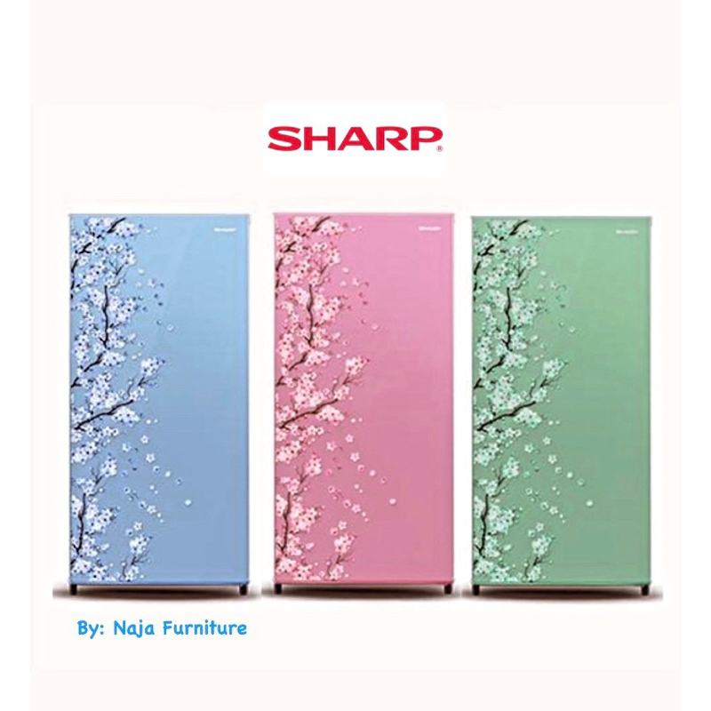 Jual Kulkas Sharp 1 Pintu Sakura SJ 162 ND | Lemari Es Sharp | Kulkas 1 Pintu | Shopee Indonesia