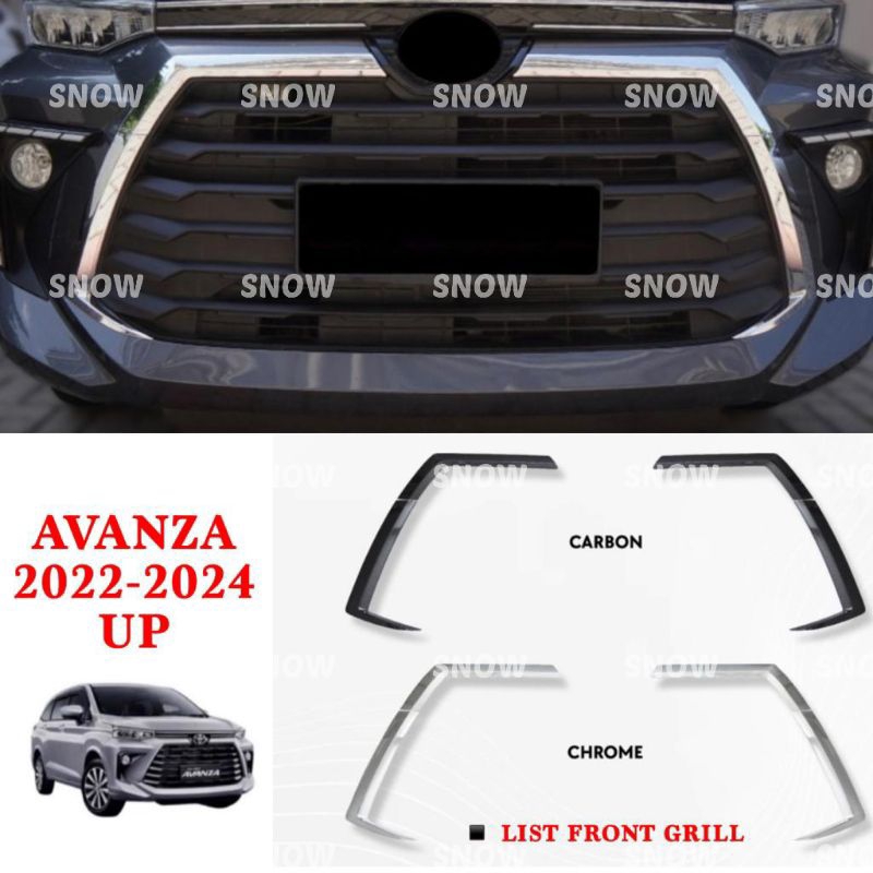 Jual List Grill Depan Avanza 2022 2023 2024 2025 2026 2027 Chrome ...