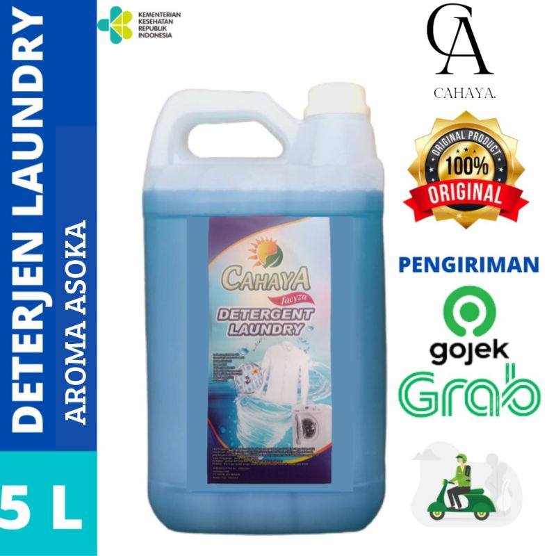 Jual DETERJEN CAIR BIRU KEMASAN 5 LITER (SAME DAY DAN INSTAN) | Shopee ...