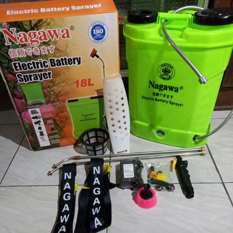 Jual (VERSI 2023 - 110PSI)PROFESSIONAL ENGINE SPRAYER NAGAWA 16L MESIN SEMPROT ELEKTRIK CAS ...