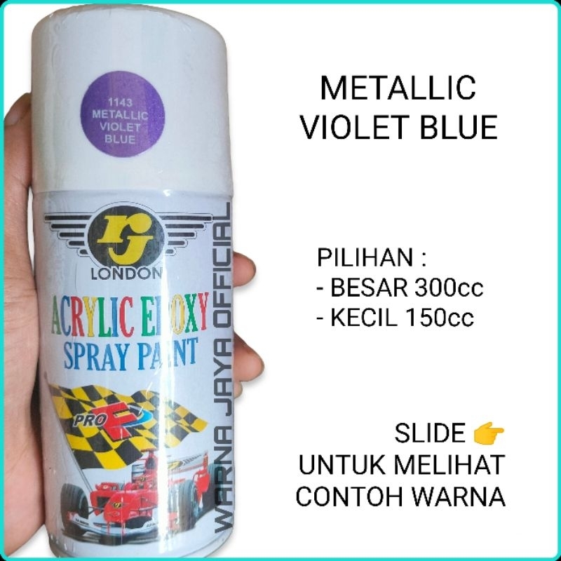 Jual METALLIC VIOLET BLUE - Cat Kaleng Semprot Pilok Pilox Pylox Piloc ...