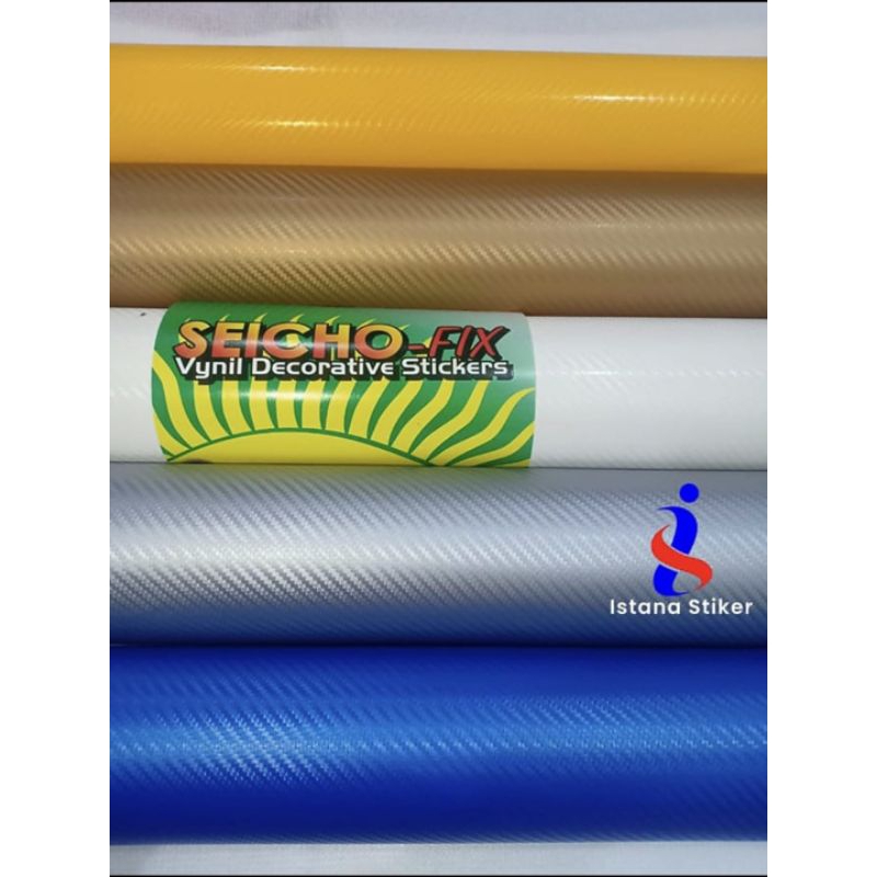 Jual STIKER skotlet karbon 3D warna warni 1 roll ukuran 45cm x 15meter ...