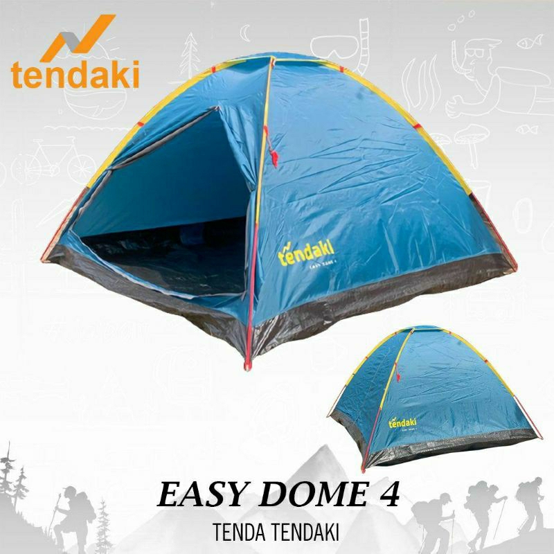 Jual TENDAKI EASY DOME 4 | TENDA DOME KAPASITAS 4 | TENDA MURAH ...