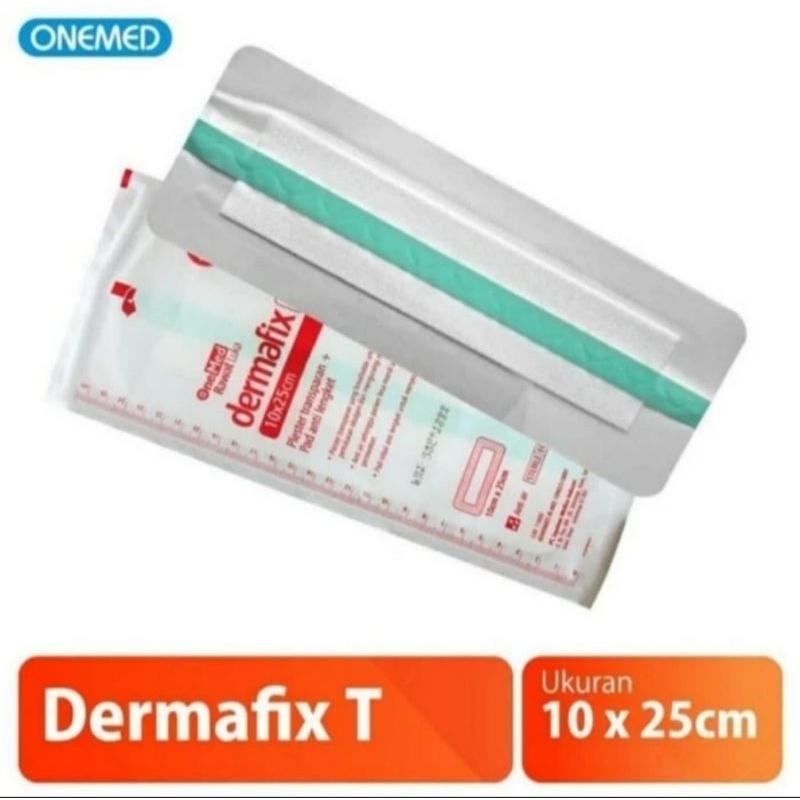 Jual Dermafix T Plester Perban Luka Operasi Transparan Anti Air 10 x 25 ...