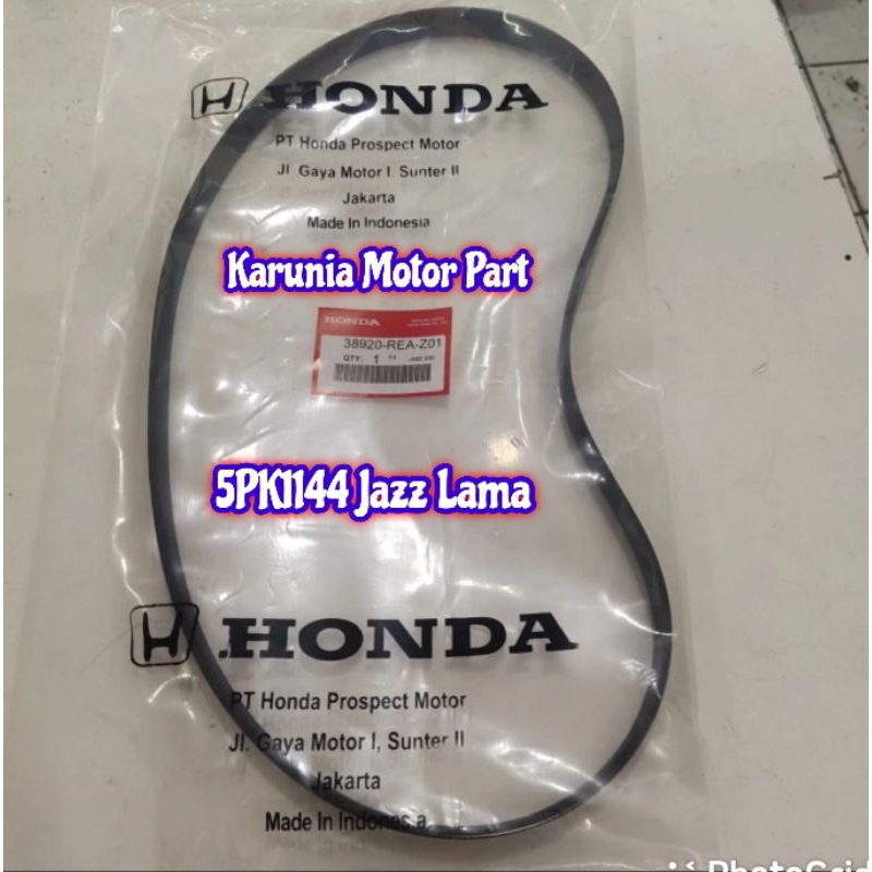 Jual V-Belt Fanbelt Fan Belt Tali kipas Honda jazz GD3 City GD8 IDSI VTEC 2003-2008 5PK 1144 ...