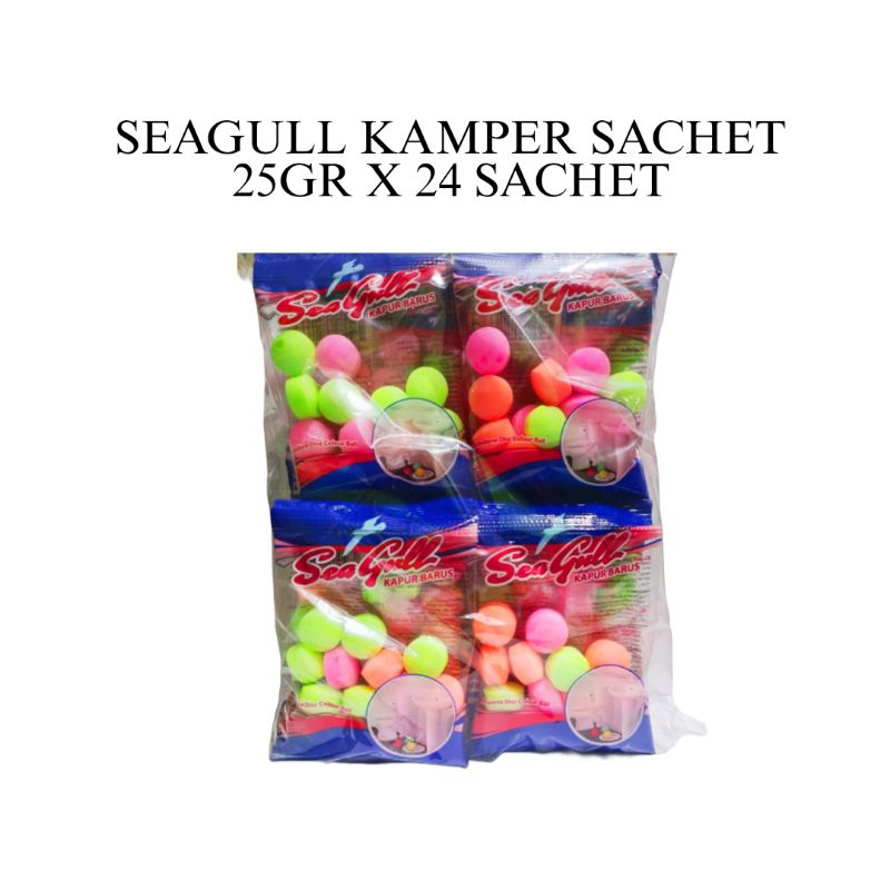 Jual SEAGULL KAMPER BARUS SACHET 1 PACK ISI 24 | Shopee Indonesia