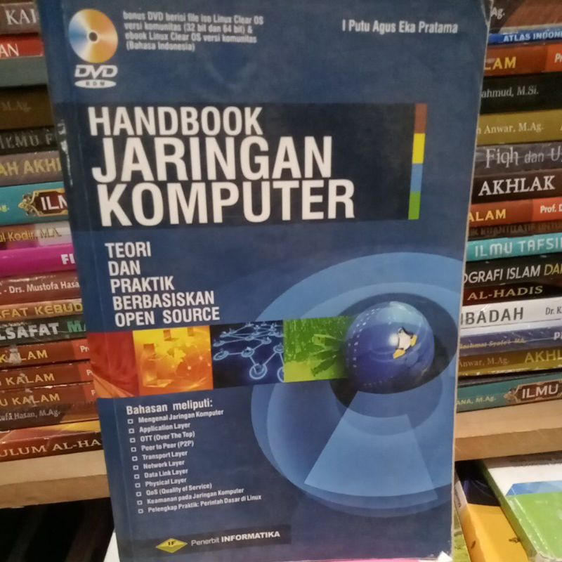 Jual buku handbook jaringan komputer teori dan praktik berdasarkan open ...