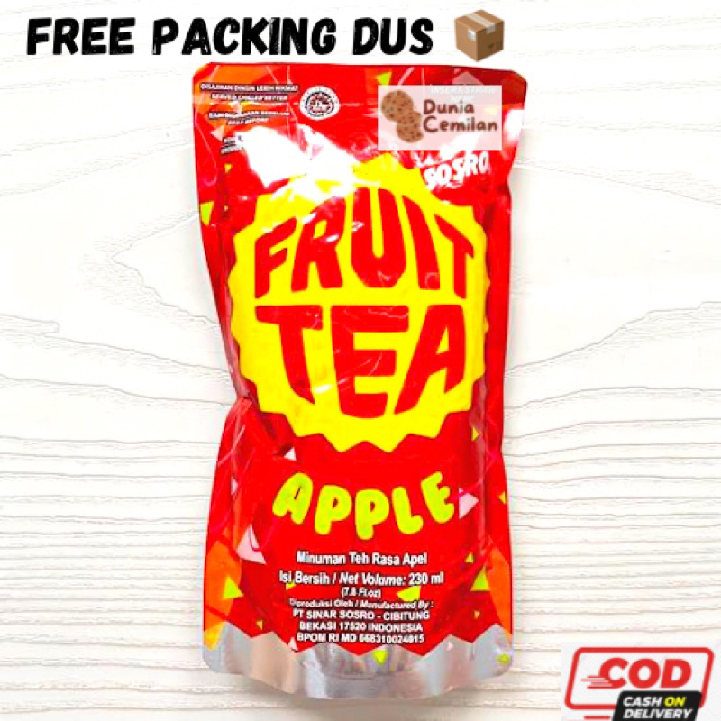 Jual [TERMURAH!!] Fruit Tea Pouch 230ml - Minuman teh buah aneka rasa ...