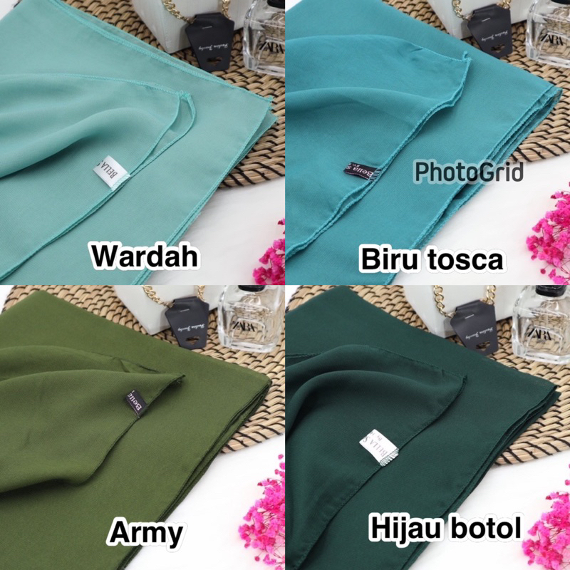 Jual BELLA SQUARE POLLYCATTON. BELLA ARMY. BELLA HIJAU BOTOL. BELLA WARDAH. BELLA BIRU TOSCA ...