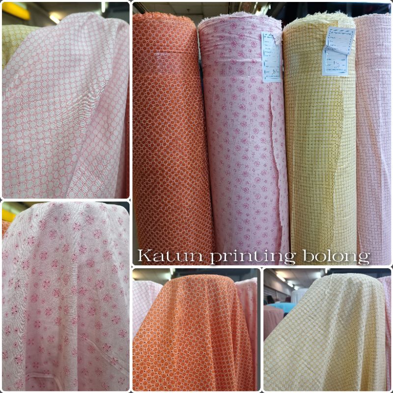 Jual KAIN KATUN PRINTING BOLONG / KAIN KATUN PRINTING ( HARGA UNTUK 0,5 ...