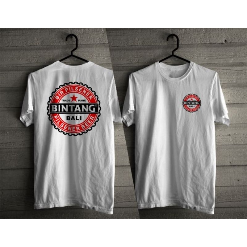 Jual Kaoa Distro 30s Digital Printing//Logo Pilsenerr Bali | Shopee ...