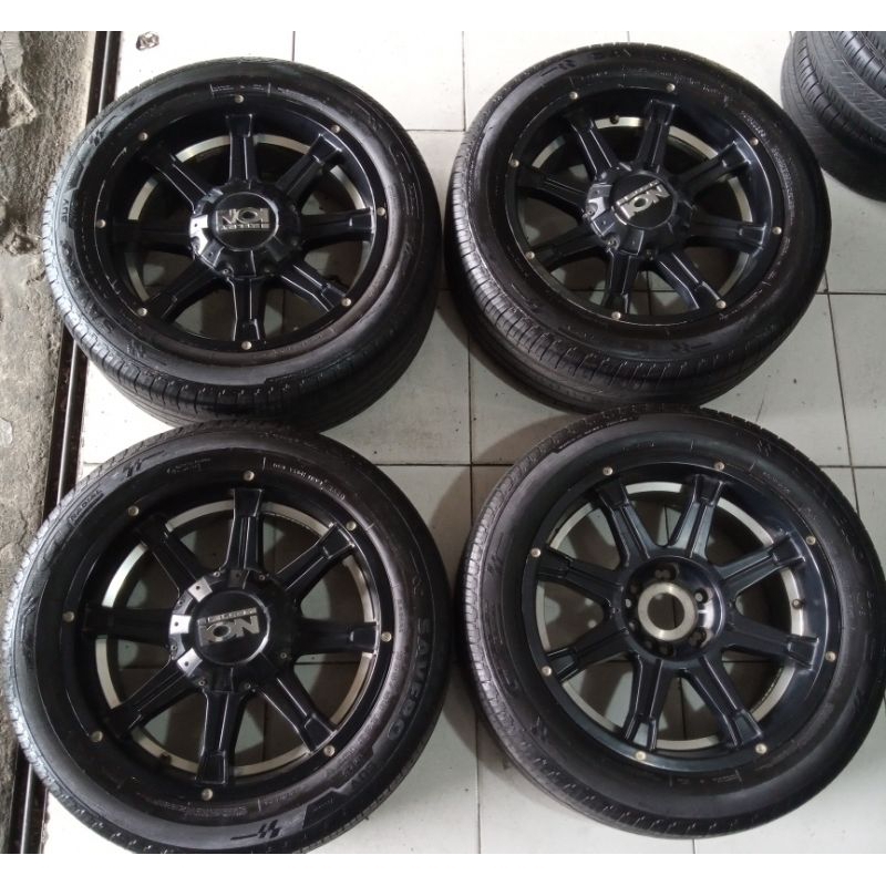 Jual Velg Mobil Seken ION Ring 20x9 Pcd 6x139,7 + Ban GT 265 60 r20 Buat Pajero Fortuner Ford ...