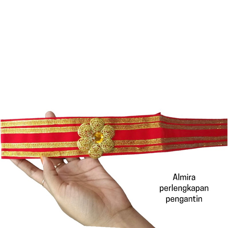 Jual sabuk bali/ sabuk tari/ sabuk kebaya/ slepe tari bunga | Shopee ...