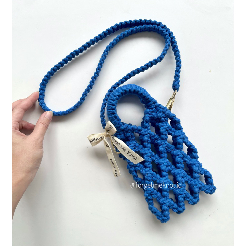 Jual Honeycomb Pouch - Macrame Handphone Pouch - Tas Macrame | Shopee ...