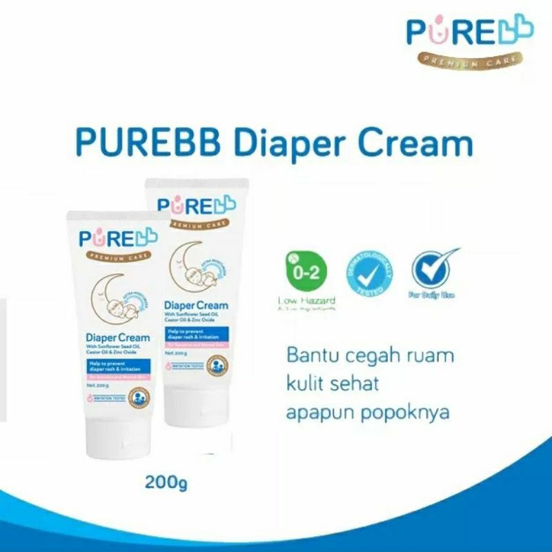 Jual Pure BB Diaper Cream 200g | Shopee Indonesia