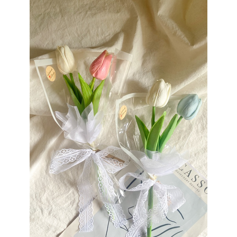Jual SINGLE TULIP BUKET BUNGA TULIP LATEX BUKET WISUDA PERNIKAHAN DLL ...