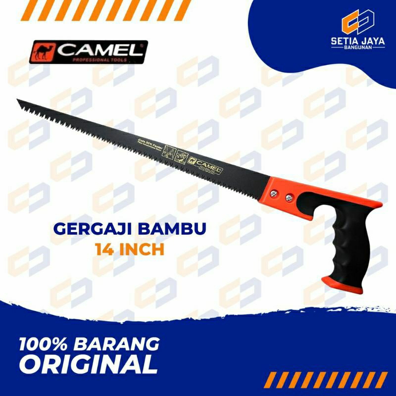 Jual Gergaji Bambu / Kayu / Triplek Camel Lancip / Runcing 14 Inch | Shopee Indonesia