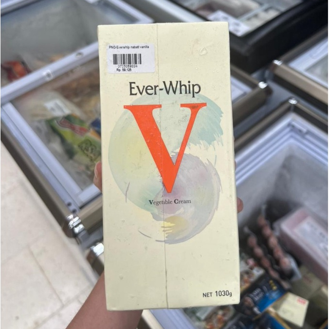 Jual Ever whip V - Ever Whip Whipping Cream Nabati Rasa Vanilla - NON ...