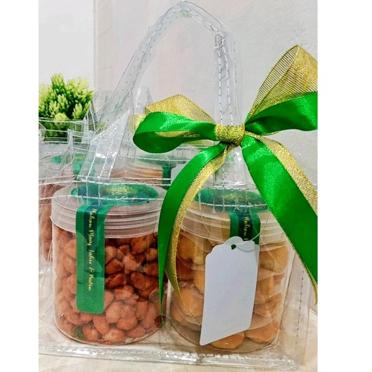 Jual 10x10x20 Tas transparant Goodie bag toples cookies souvernir ...