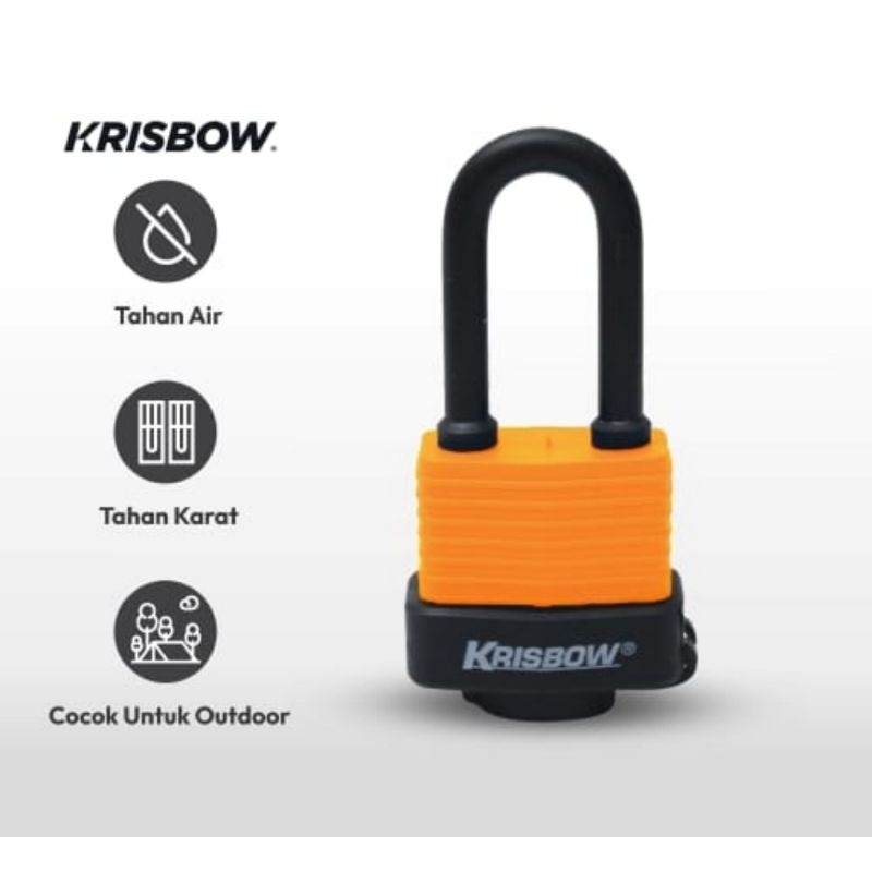 Jual Krisbow Gembok Panjang Tahan Air 50 Mm | Shopee Indonesia