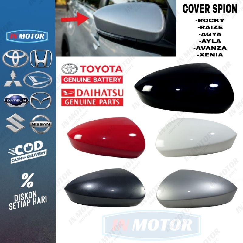 Jual Cover spion AGYA GR AYLA R / RAIZE / ROCKY all new rush ,terios ...