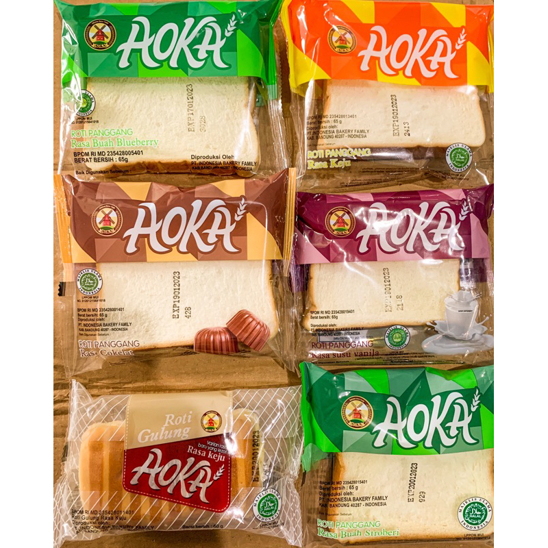 Jual ROTI AOKA 1 DUS ISI 60 Pcs | Shopee Indonesia