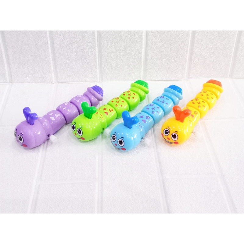 Jual Mainan ulat putar ukuran 16 cm BAHAN HALUS MURAH SNI | Shopee ...